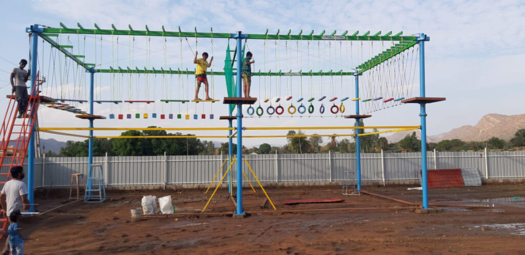 High Rope Course Manufacturer in India | Adventure Rides Manufacturers