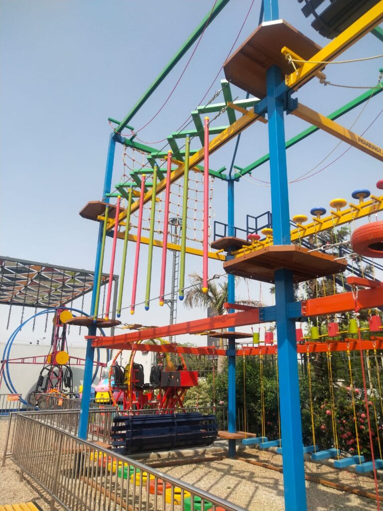 High Rope Course Manufacturer in India | Adventure Rides Manufacturers