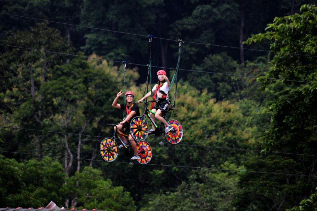 Cycle Zipline | India Bungy